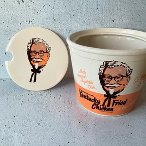 Ceramic KFC Bucket. Collectors Item. Vintage Fast Food Collectible ...