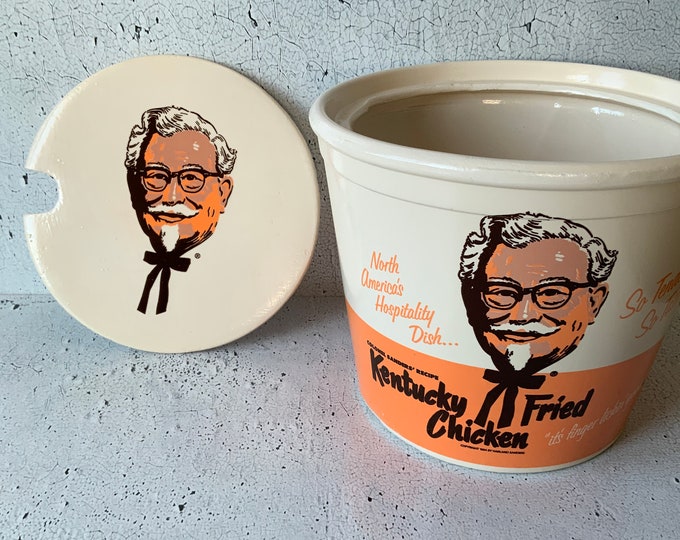 Ceramic KFC Bucket. Collector’s Item. Vintage Fast Food Collectible ...
