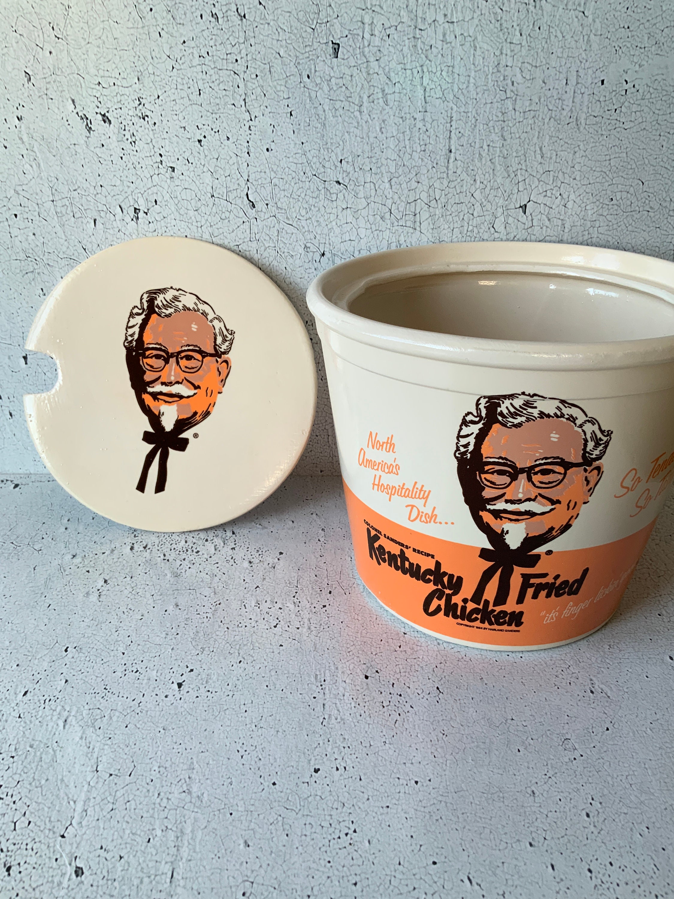 Ceramic KFC Bucket. Collectors Item. Vintage Fast Food Collectible ...