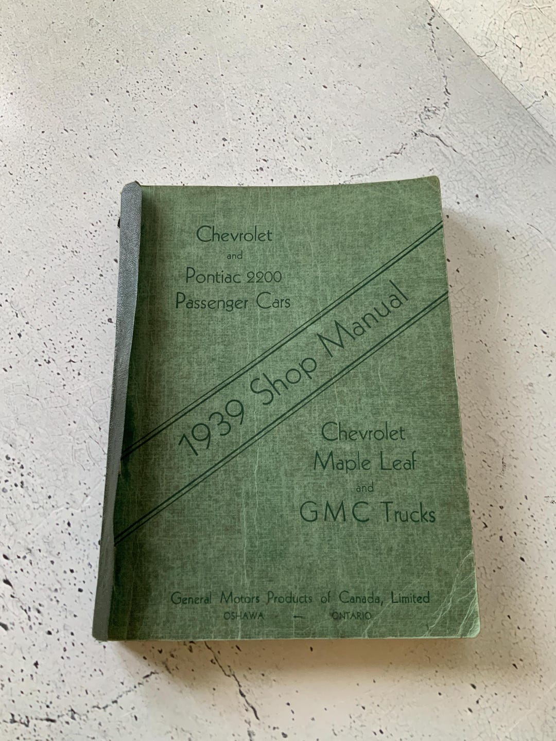 1939 Chev, Maple Leaf, and GMC Truck Manual. Pontiac 2200 Passenger ...