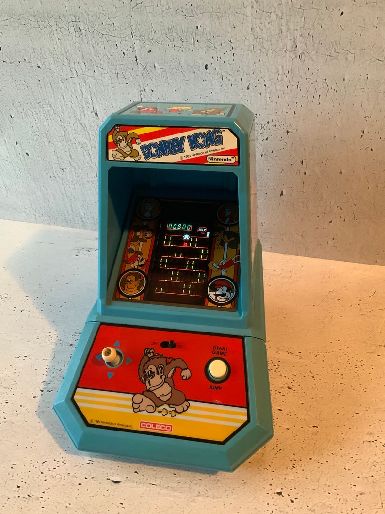 Donkey Kong Mini Arcade Game. Coleco 1982. Nintendo of America - Etsy UK