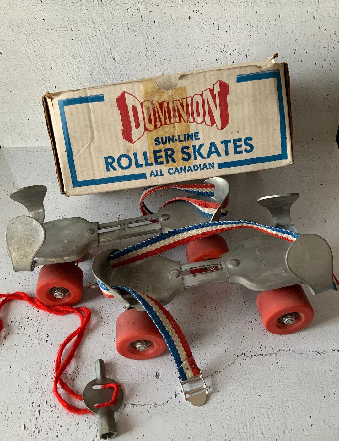 Vintage Roller Skates With Key. Quality! in Original Box. Adjustable ...