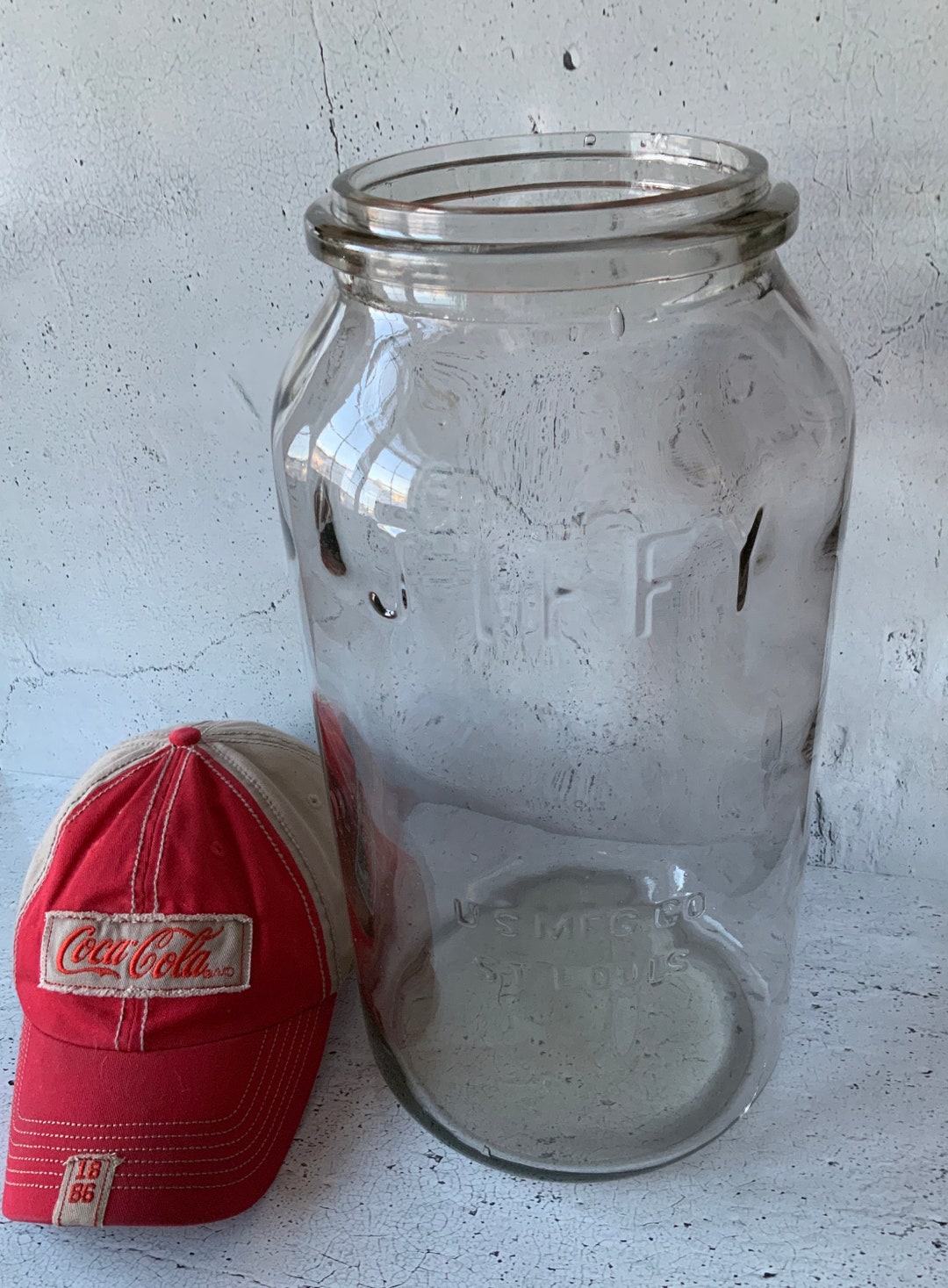 Amazing 1910s Jiffy Jar. Large. 2 Gallon Awesome Antique Glass With ...