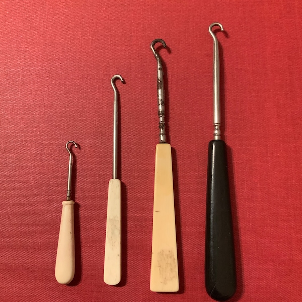 Antique Ivory Hooks - Etsy