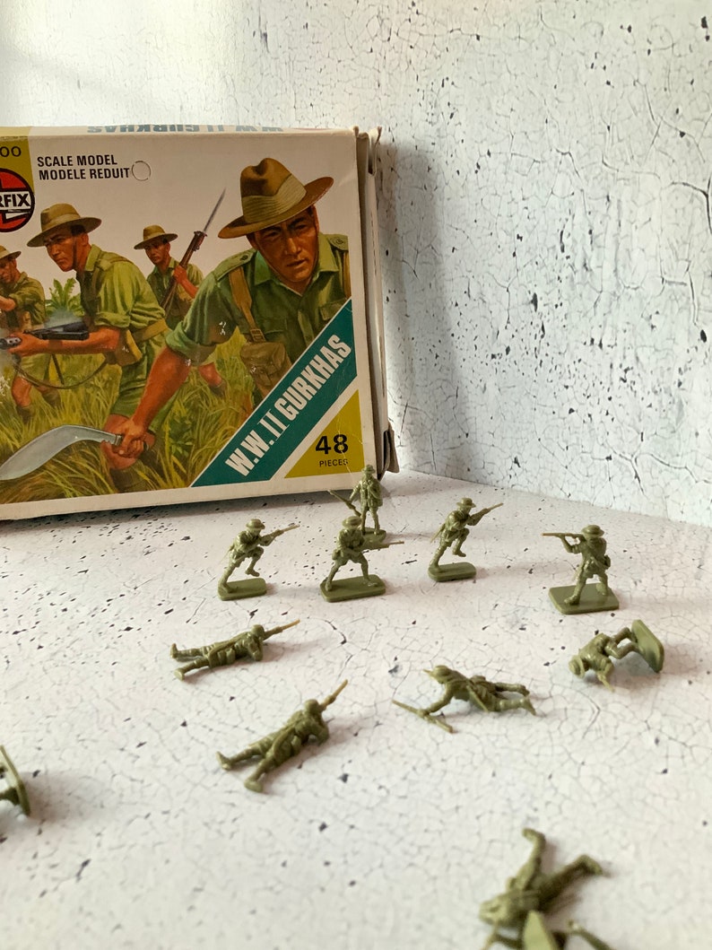 WWII Gurkhas. MPC Soldiers. Plastic Army Men. Military Toys. Hh/oo ...