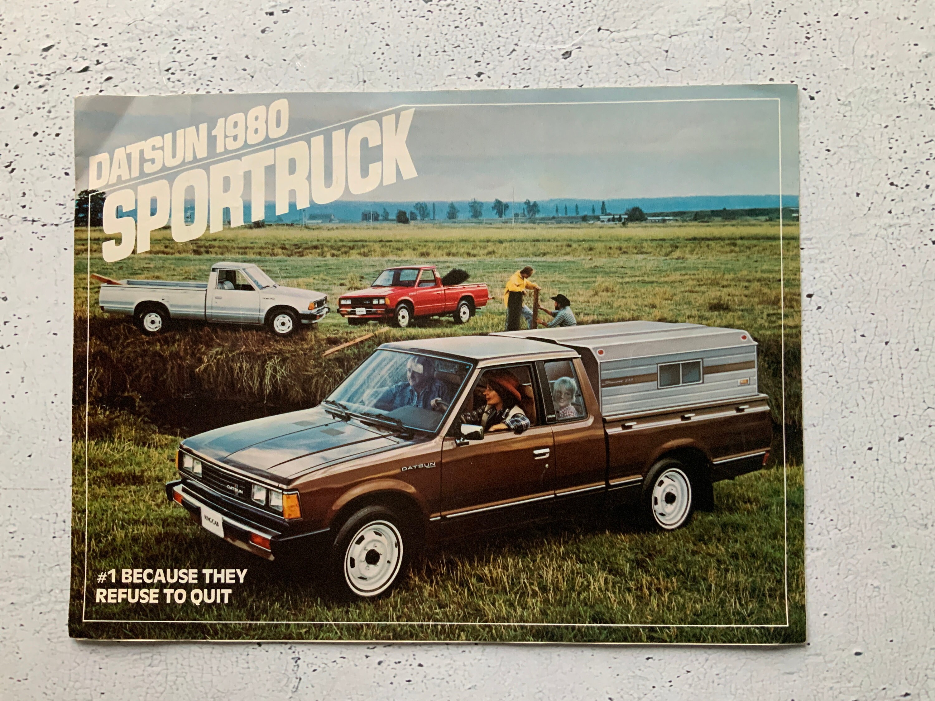 1980 Datsun Sportruck Brochure. Auto Brochure. Vintage Datsun Nissan. 1 ...