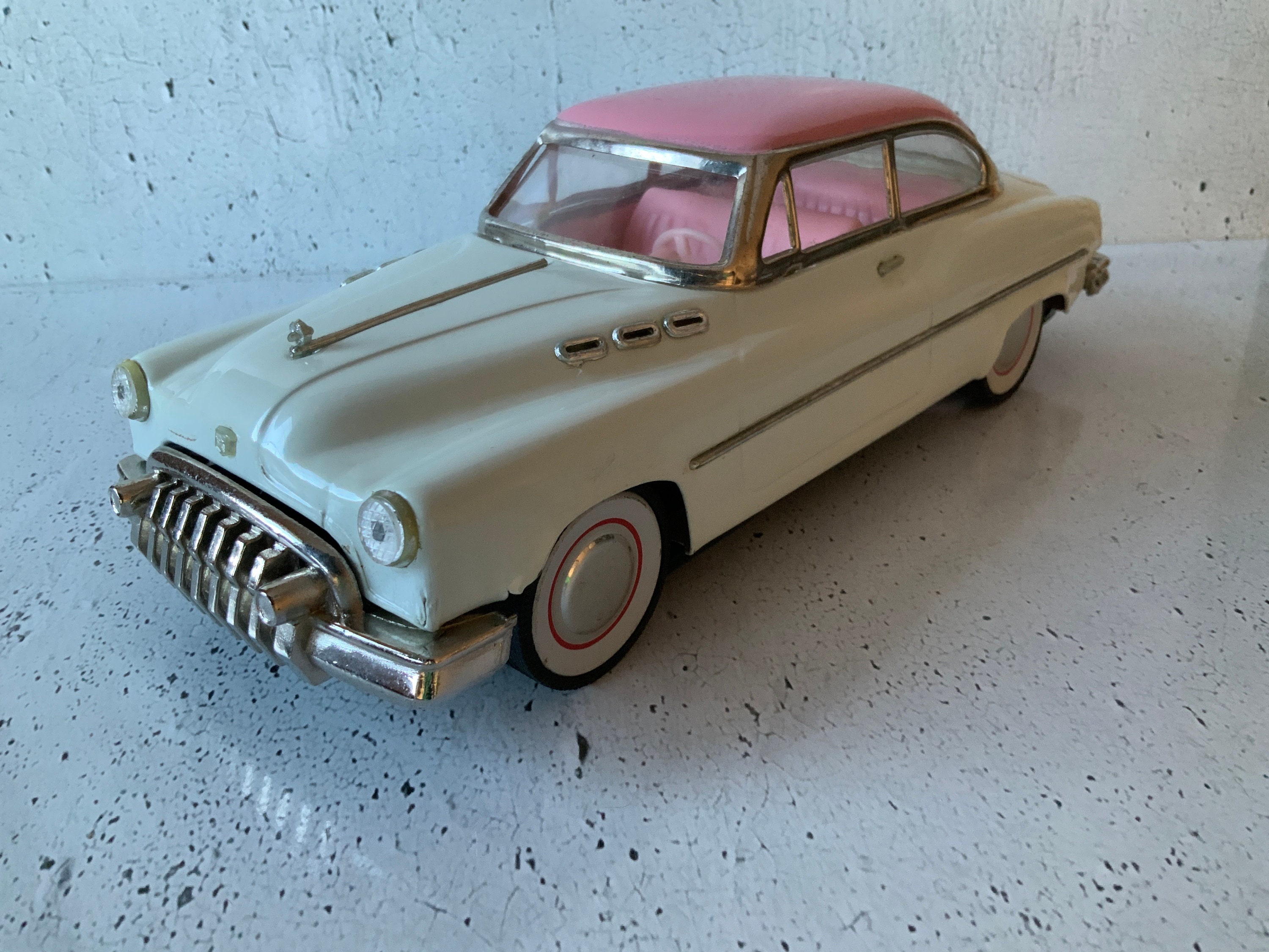 1950 Buick Roadmaster Car. Metal Scale Model Toy. Kinetic Push Wind ...