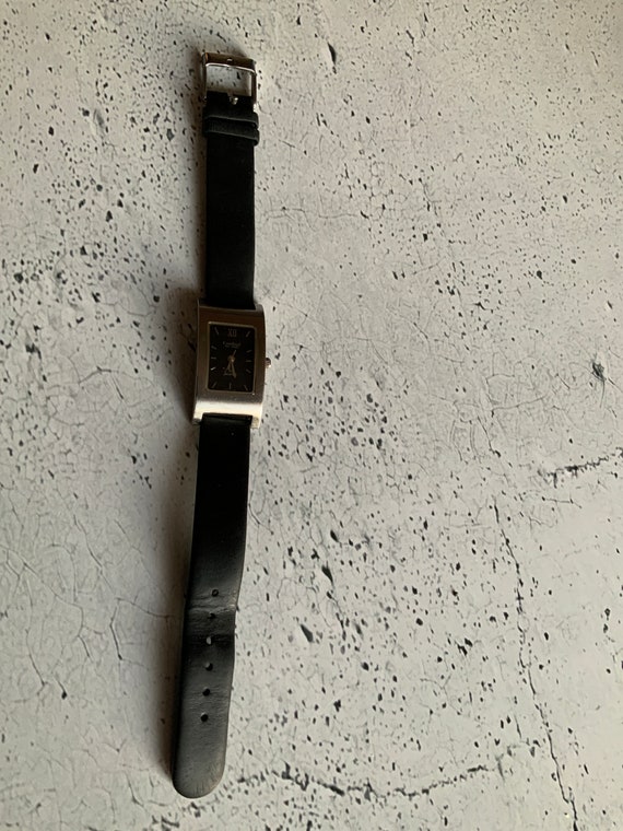 Cardinal All Steel watch. Black face. Stainless. With… - Gem