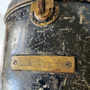 Military Hat Box. 1870’s/80’s. Aceh War. Metal and Brass Hinged Hat Box ...