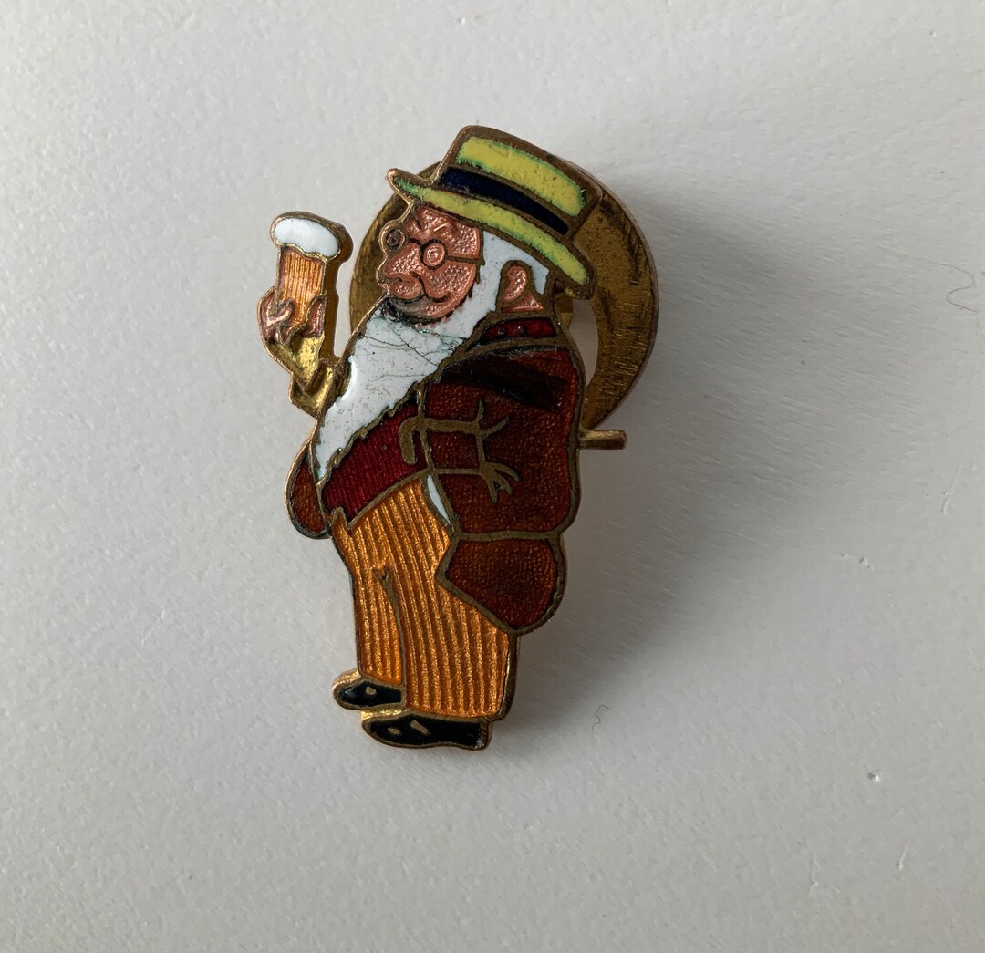 Youngers Father William Pin. 1930s. Enamel Lapel Brooch Button Pin ...