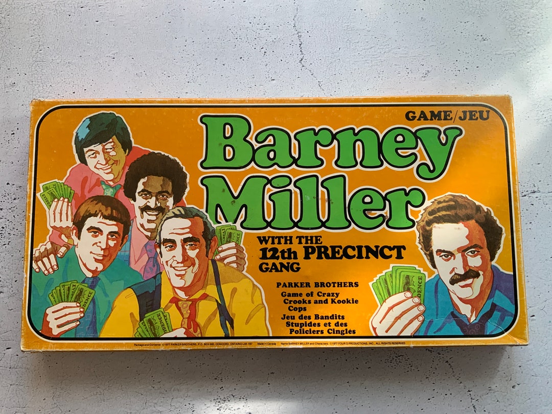 Barney Miller Board Game 1977. Parker Brothers. Four D Productions ...