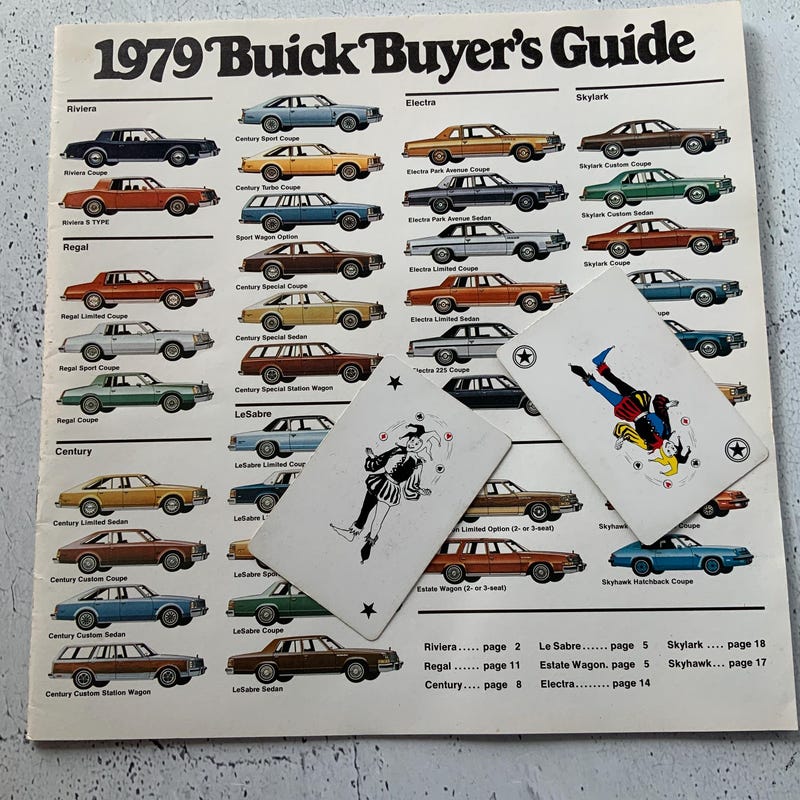 Old Car Brochures - Etsy