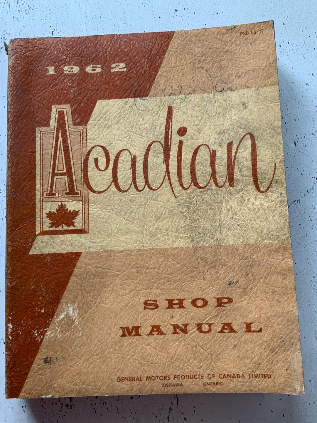 1962 Acadian Shop Manual. Classic Car Auto Restoration Guide. General ...