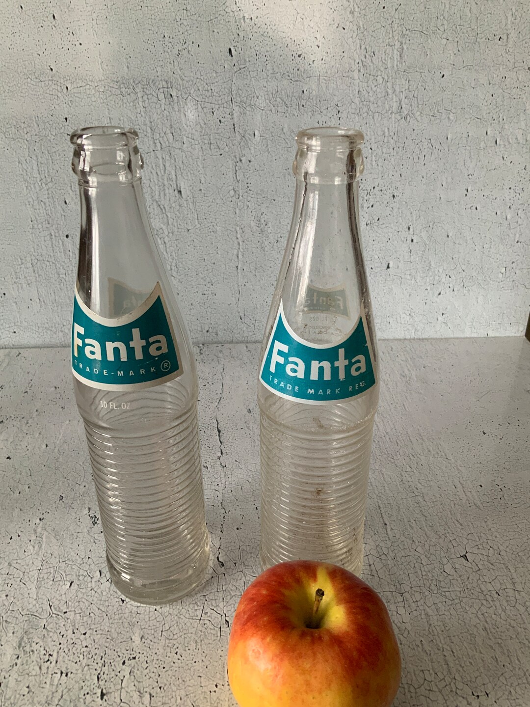Pair 1960’s Fanta Pop Bottles. Vintage Soda. 10 Fl. Oz. Slight ...