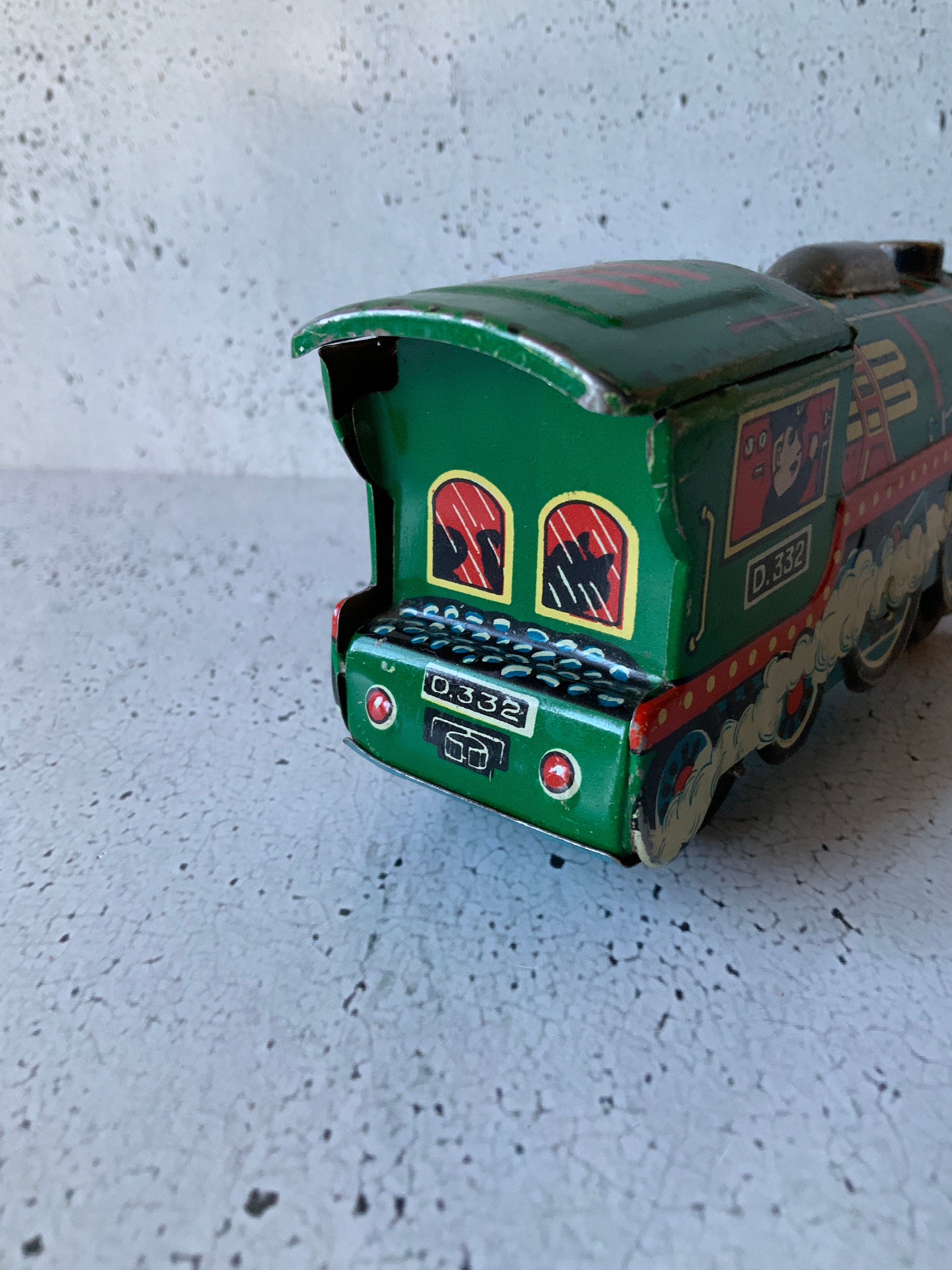 Hadson Friction Train. 1950s. Vintage Tin Toys. D332. - Etsy
