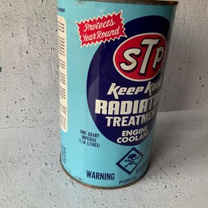 FULL Tins! STP Keep Kool Radiator Treatment. Vintage Gas and Oil ...