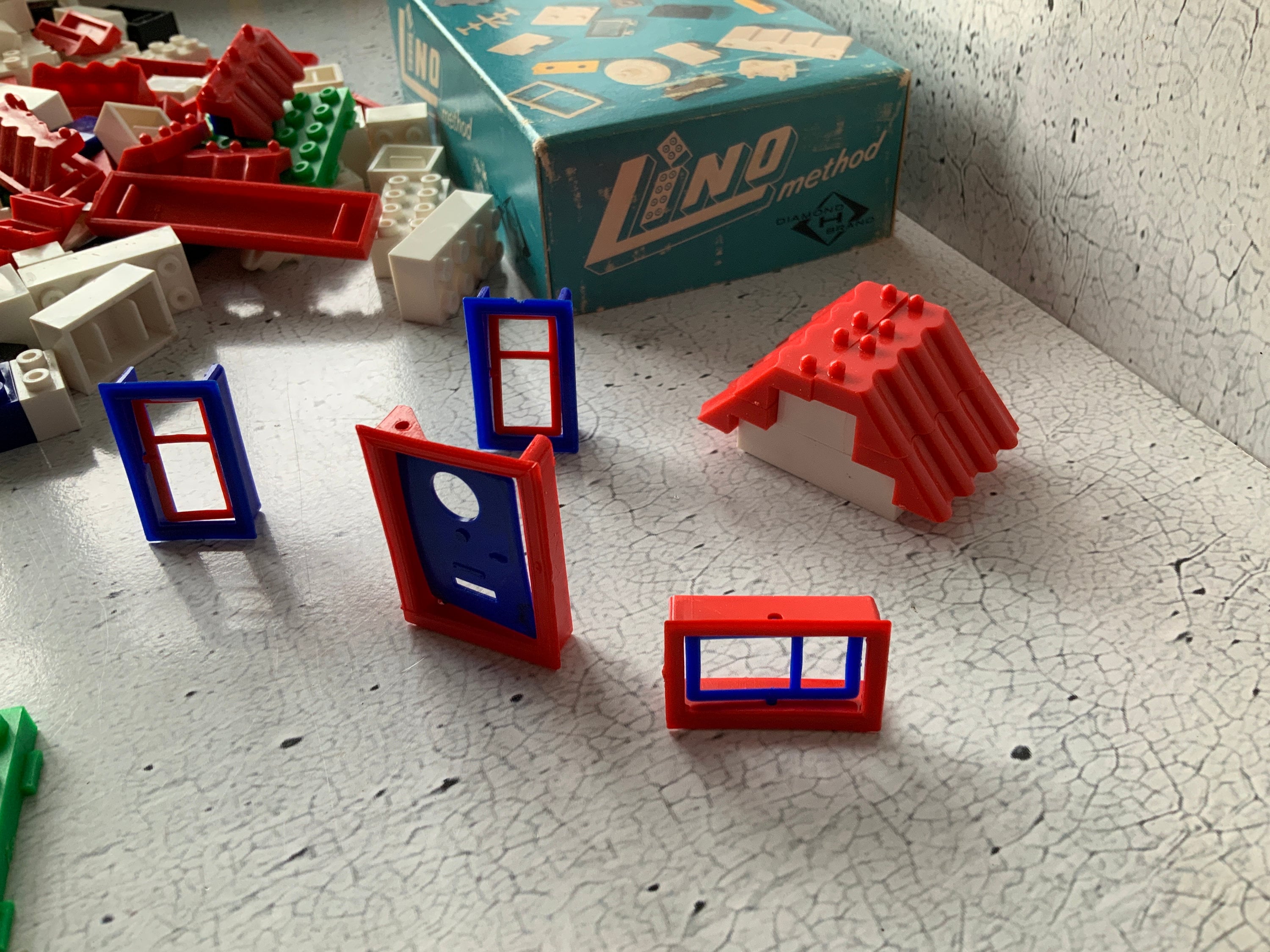 Lino Blocks Pre-lego. Plastic Building Blocks. 1940s/1950s. Fits to ...