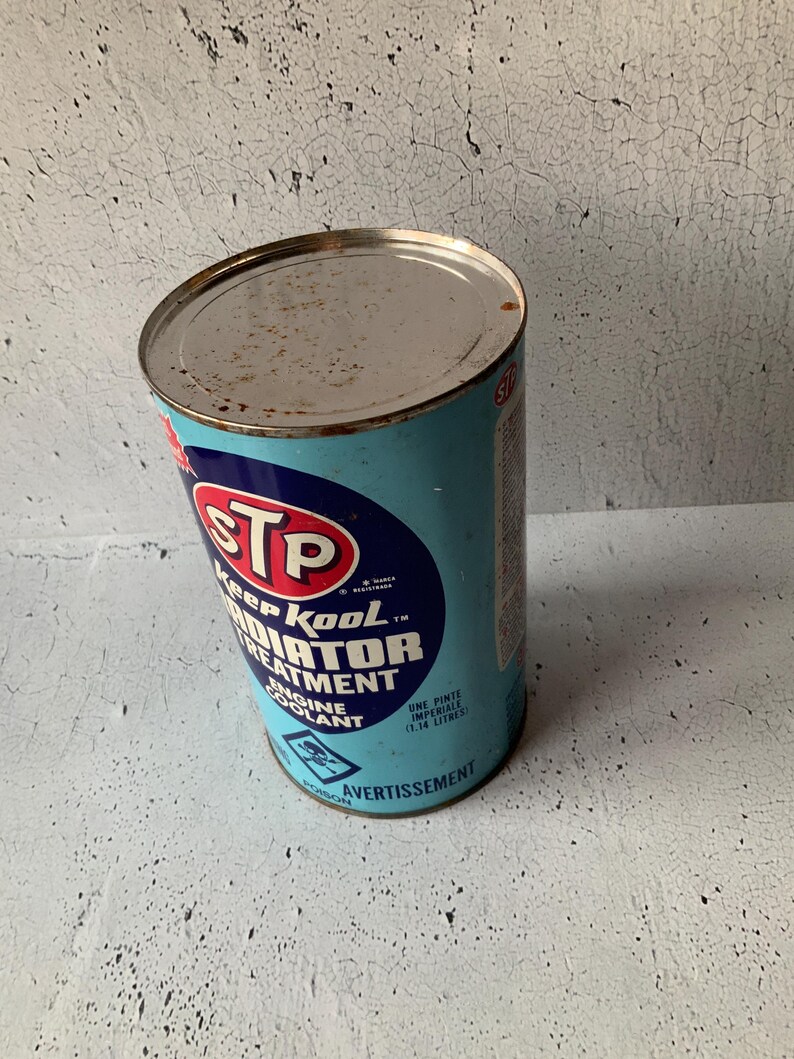 FULL Tins! STP Keep Kool Radiator Treatment. Vintage Gas and Oil ...