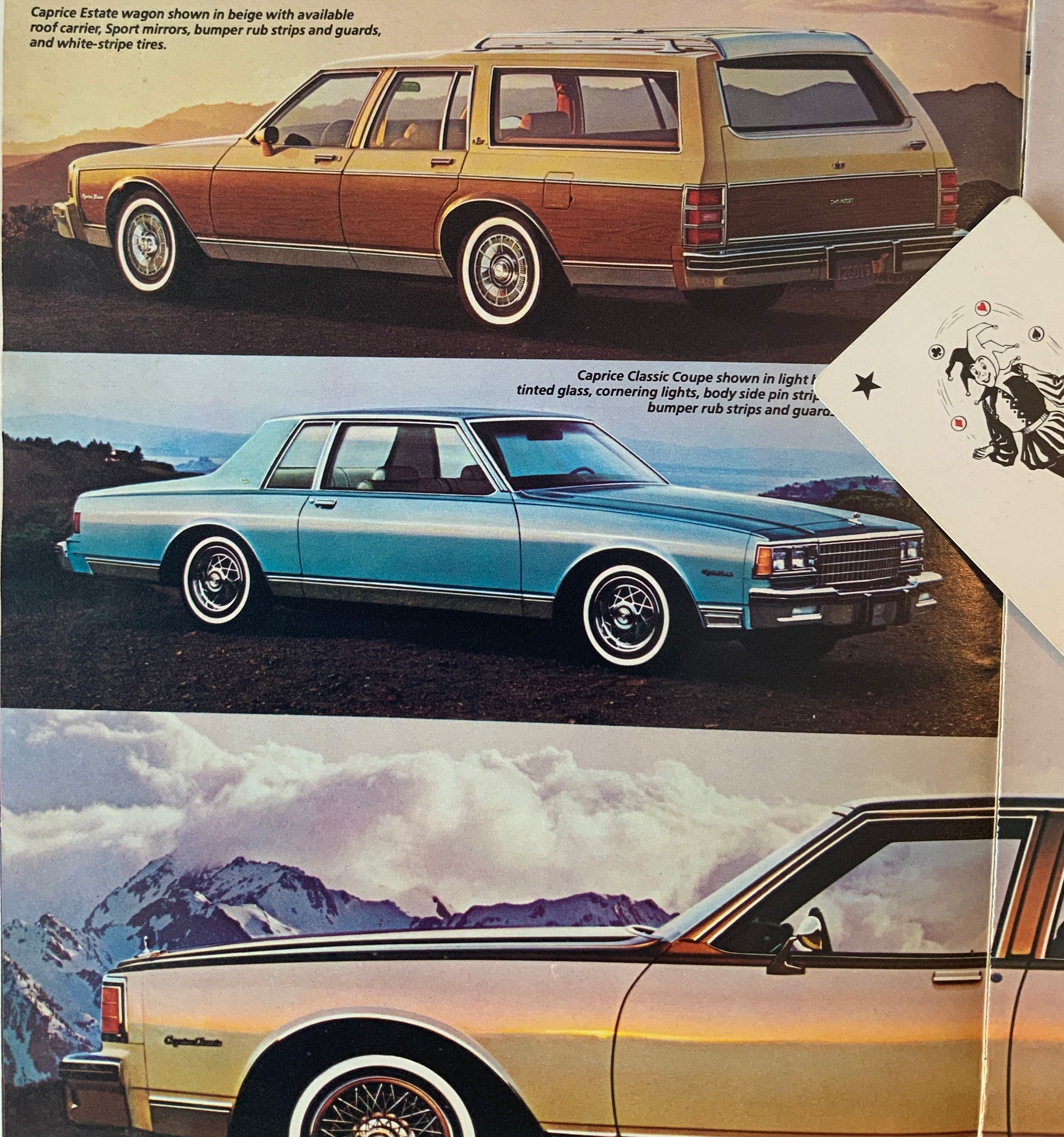 1980 Chevrolet Car Brochure. Impala. Caprice Classic. Wagons. Vintage ...