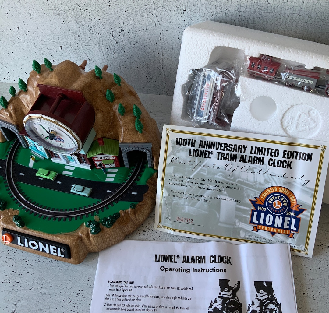 Lionel Train Clock. 100th Anniversary. Since 1900. New in Box ...