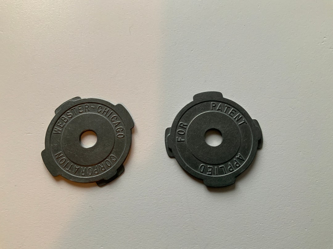 45 Rpm Record Inserts. Galvanized Metal. Webster-chicago Co. Vintage ...