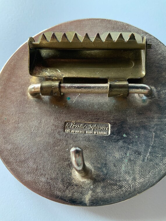 de Pastille Sylvestre Enamel belt buckle. Bullseye. G… - Gem