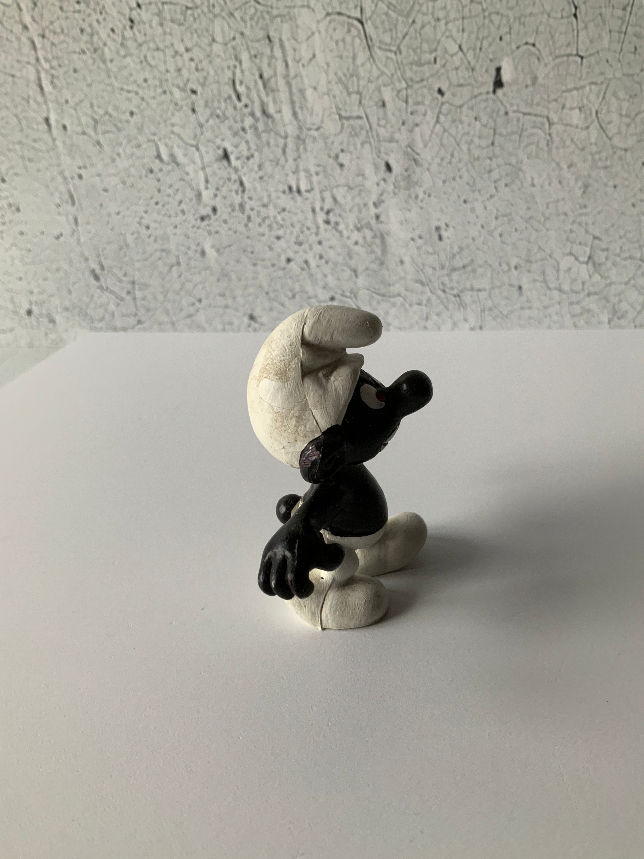 Angry Smurf. Red Eyes. Vintage Toys. Schleich. Raging. 2 - Etsy