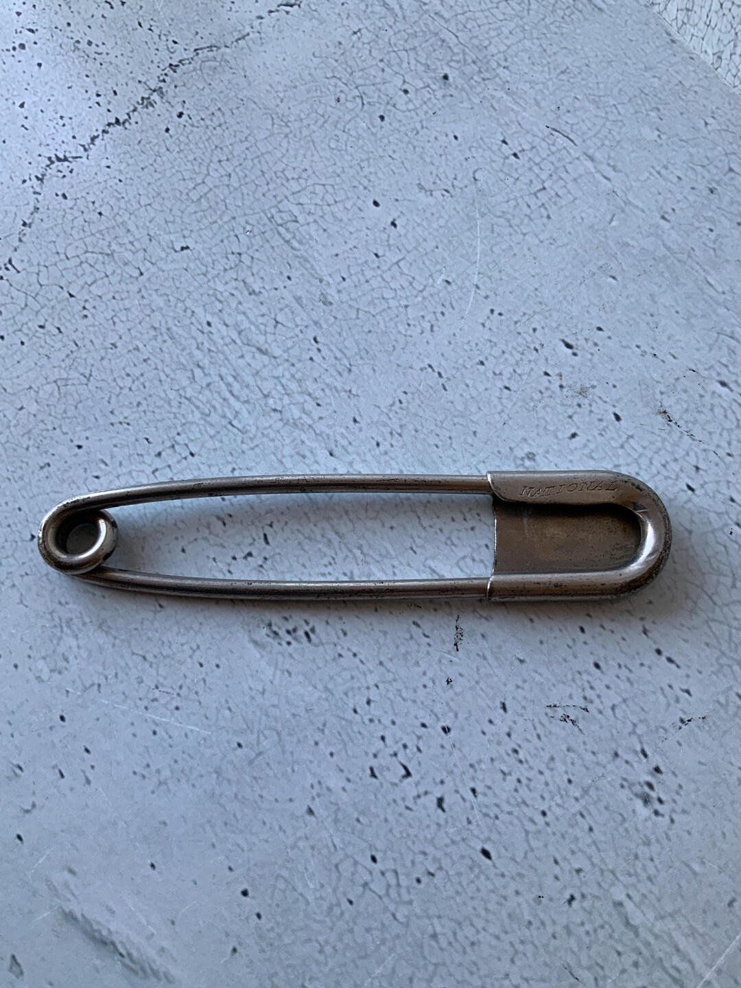 National Safety Pin. Large. Vintage Clothing Accessory. 5” Long. Sewing ...