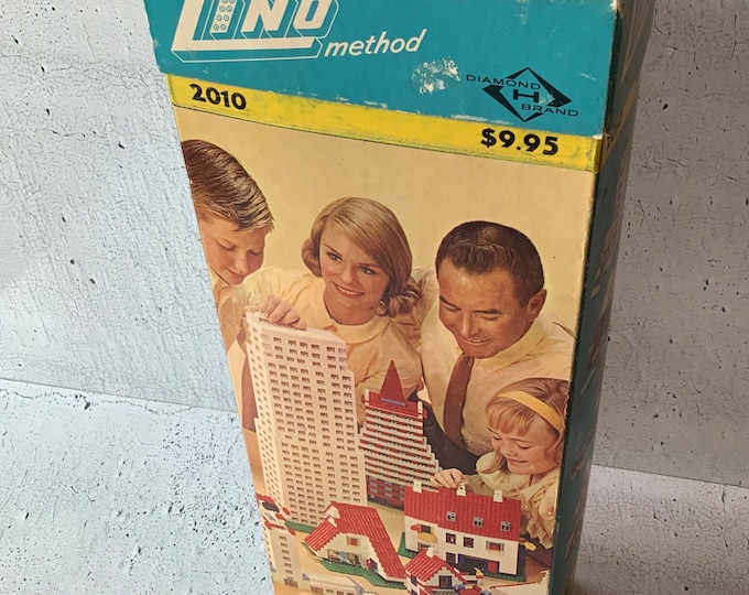 Lino Blocks Pre-lego. Plastic Building Blocks. 1940s/1950s. Fits to ...