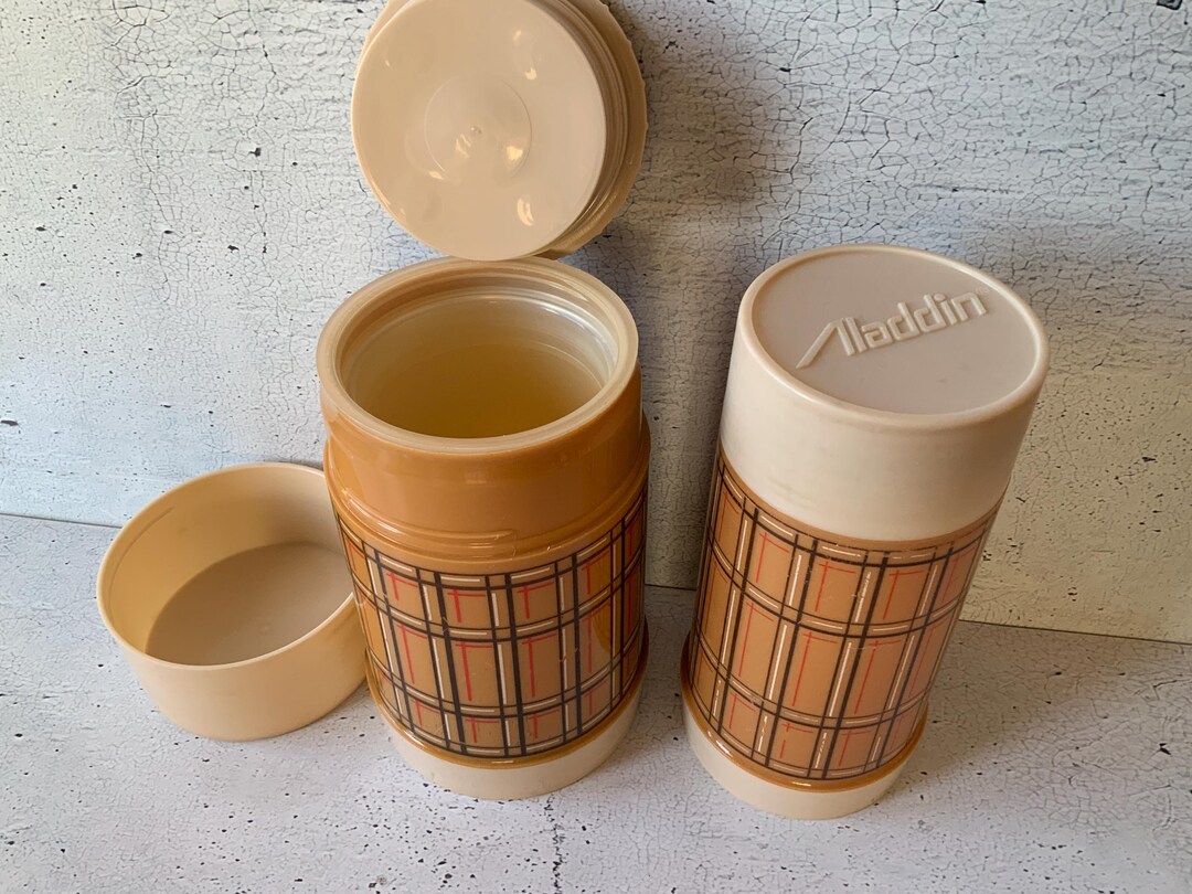 Aladdin Thermos Pair. Plaid. 1960’s. No. 44 and No. 42. Best Buy ...