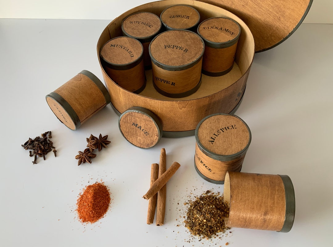 1850s/1860s Patent Spice Box. Antique Canister Set. Pre-edwardian ...