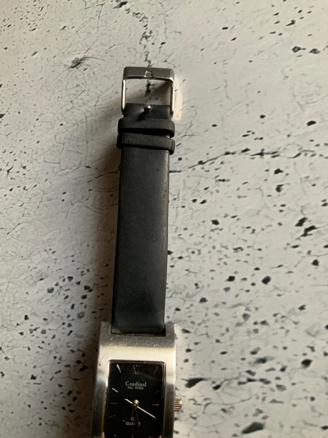 Cardinal All Steel Watch. Black Face. Stainless. With Genuine - Etsy Canada