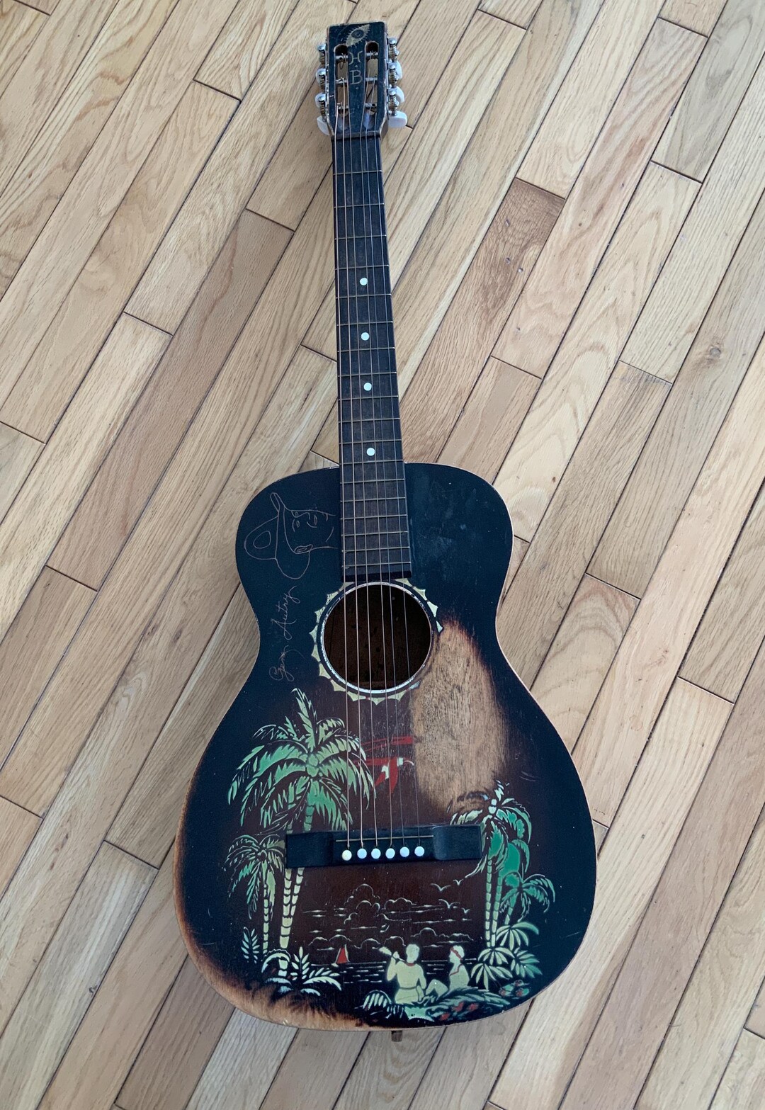 1930’s Gene Autry Guitar. Harmony. Supertone. for Display/restore ...