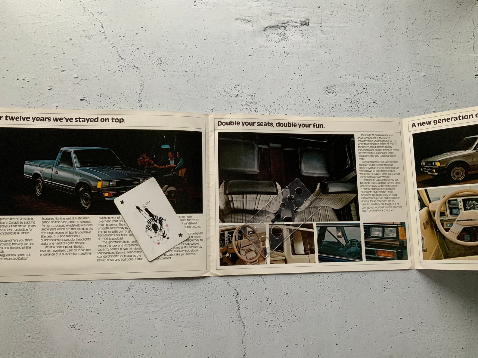 1980 Datsun Sportruck Brochure. Auto Brochure. Vintage Datsun Nissan. 1 ...