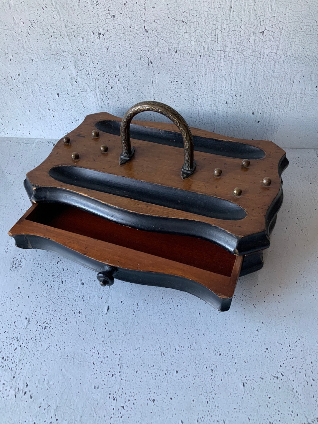 Victorian Ink Well Desk Stand. Writing Station. 1900’s. Calligraphy ...