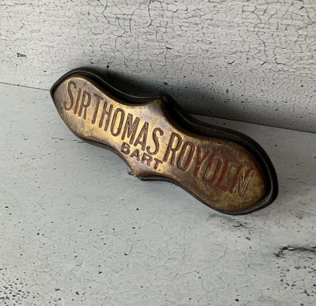 Industrialist Belt Buckle. 1860s. Sir Thomas Royden. Baronet ...