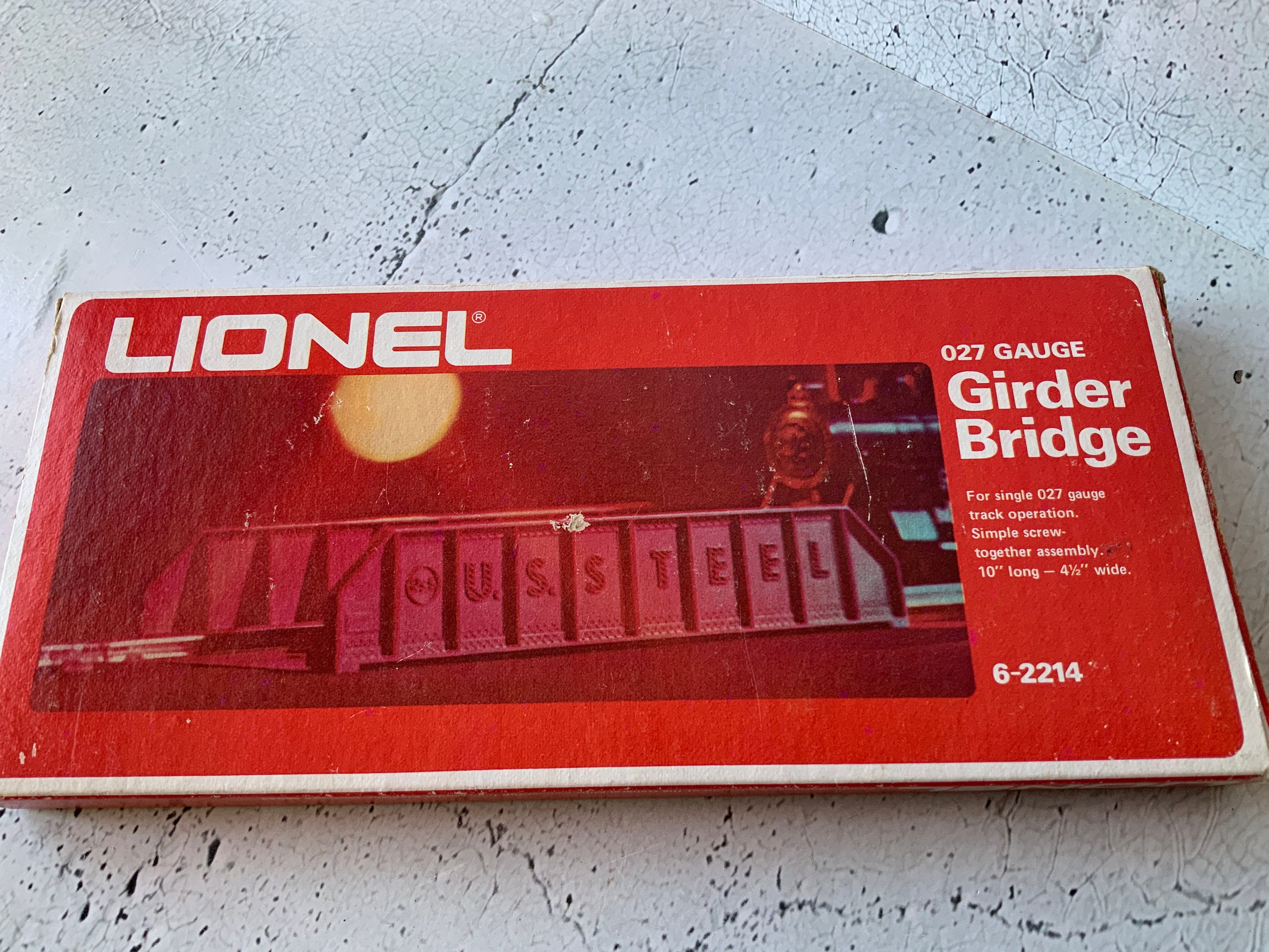 1960/70s LIONEL Train Bridge. U.S. Steel. 027 Gauge. in Original Box ...