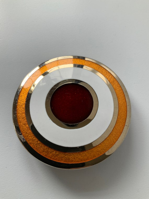 de Pastille Sylvestre Enamel belt buckle. Bullseye. G… - Gem