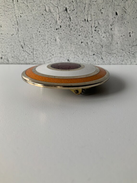 de Pastille Sylvestre Enamel belt buckle. Bullseye. G… - Gem