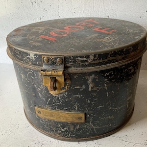 Military Hat Box. 1870’s/80’s. Aceh War. Metal and Brass Hinged Hat Box ...