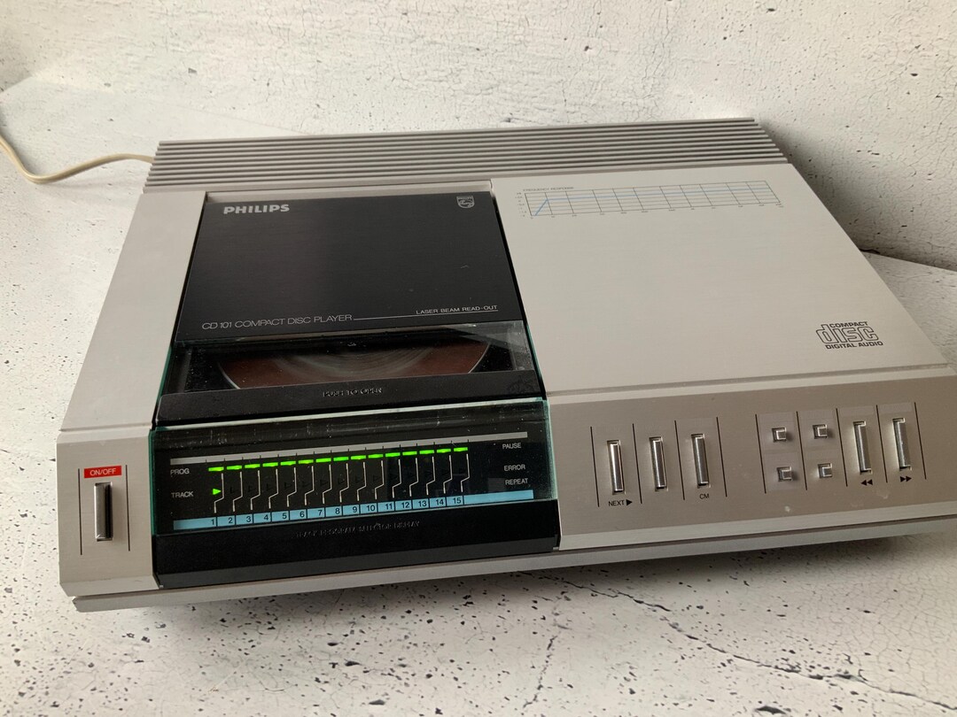 Philips CD 101 Vintage Cd Player. 1983. Classic Audio. Home Stereo. A ...