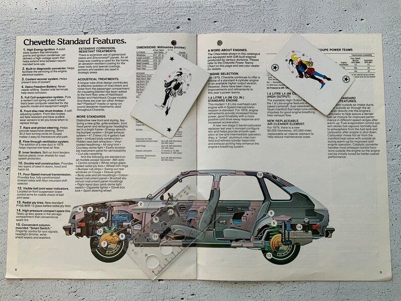 1979 Chevette Brochure. - Etsy