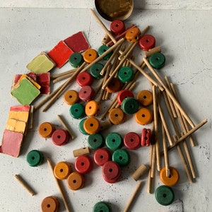 Vintage Building Blocks. the Model Builder Set. 1950’s. Tall Tube ...