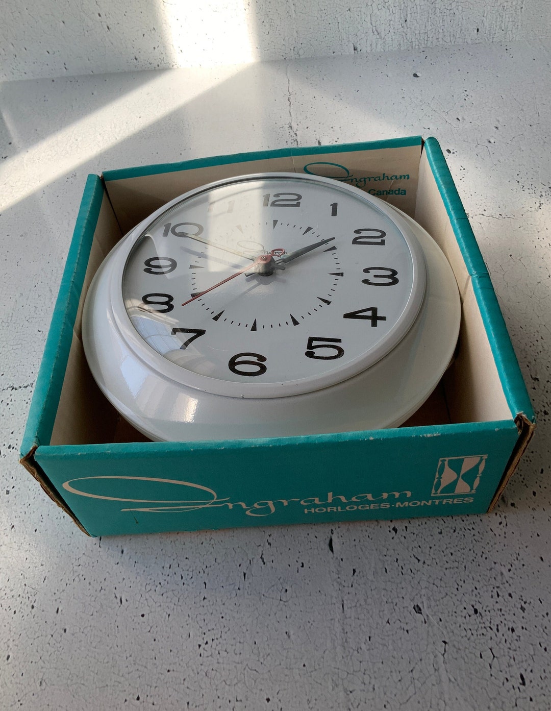 Ingraham Clock. New in Box Vintage Electric Clock. 1960s/70s. Seven ...