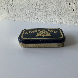 HB Stamp Pad. Ink Pad. M.M. Co. Collectible Tin. Ink Blotter Pad. 3 ...