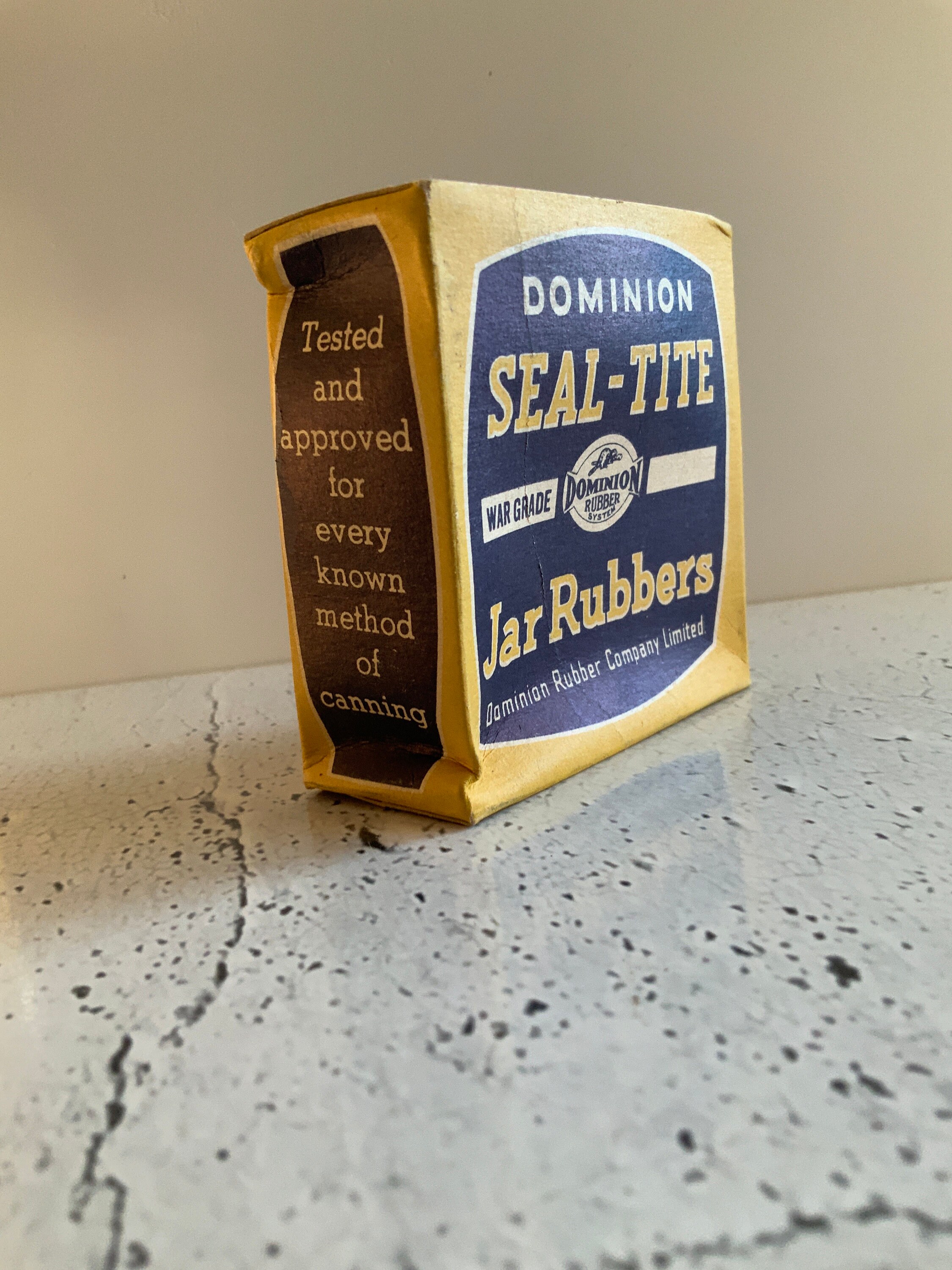 1940’s Jar Rubbers. Dominion. Unopened! Canning Jar Rings. Rubber Rings ...