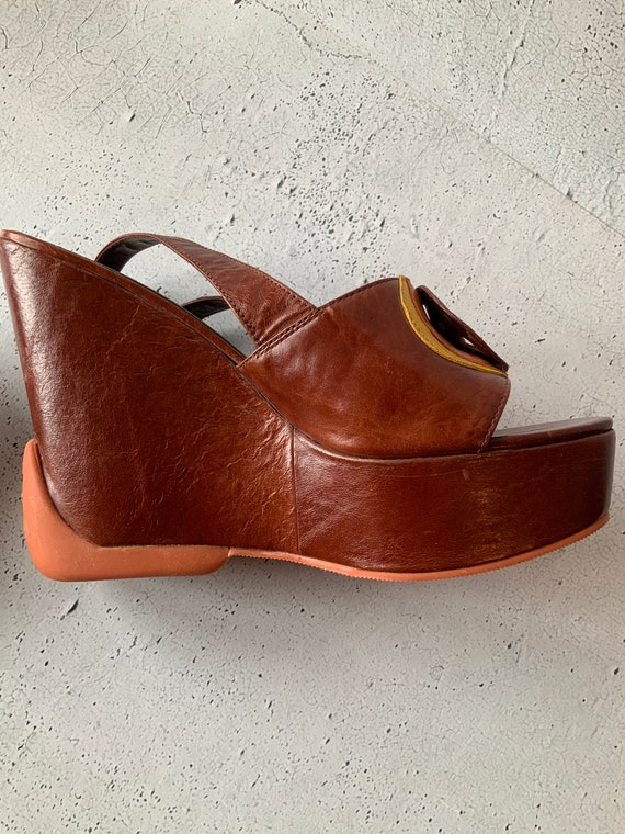 Vintage 1970’s/80’s Nascar Wedges. Labeled. High heel… - Gem