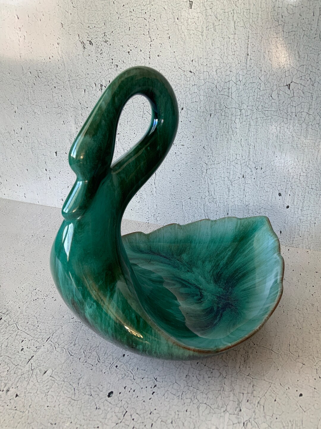BMP Swan. Blue Mountain Pottery. Candy Dish. Occasional Dish. Trinket ...