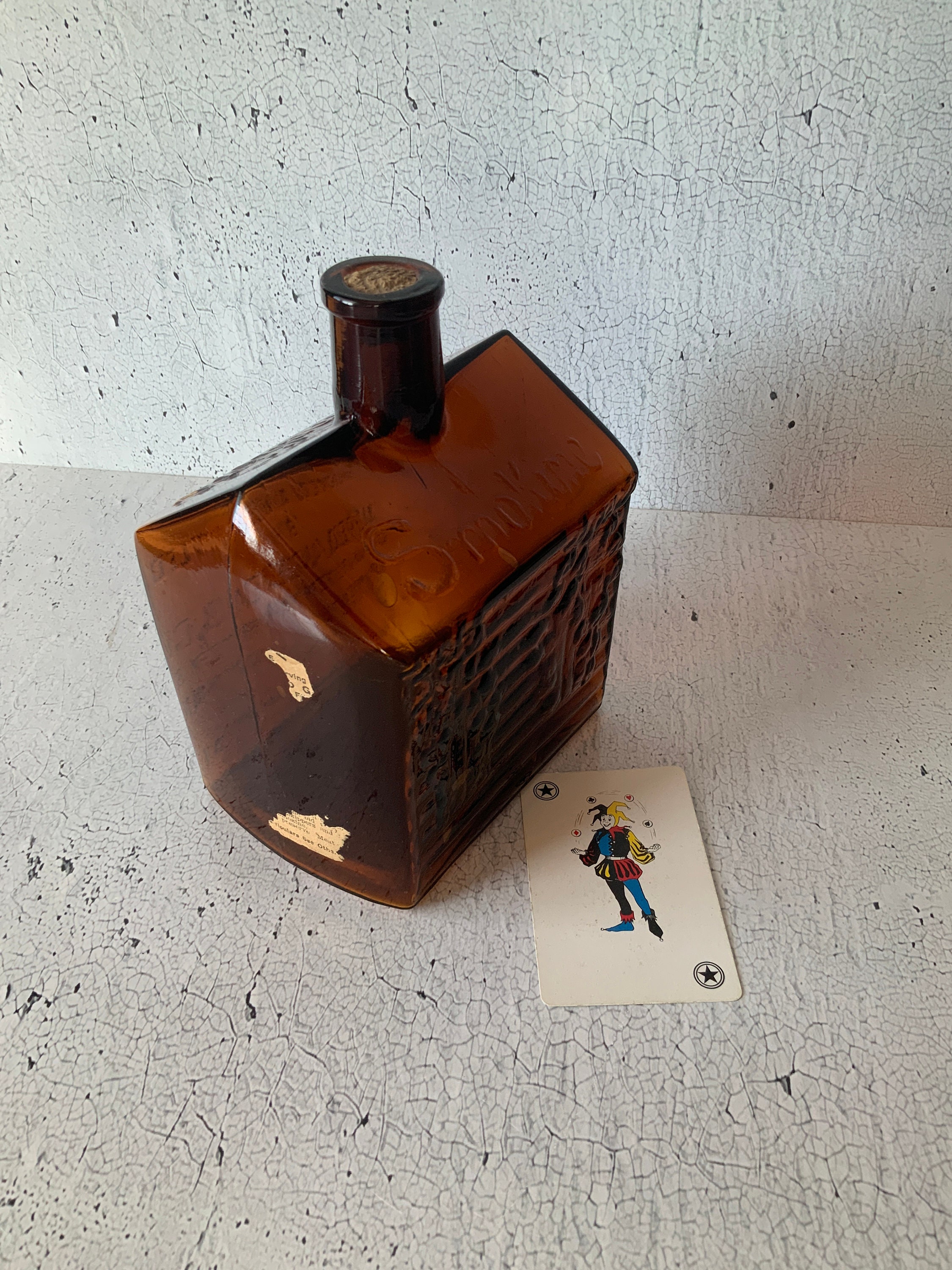 Log Cabin Bottle. 1900-1905. Andresen and Co. Smokine Bottle. Winnipeg ...