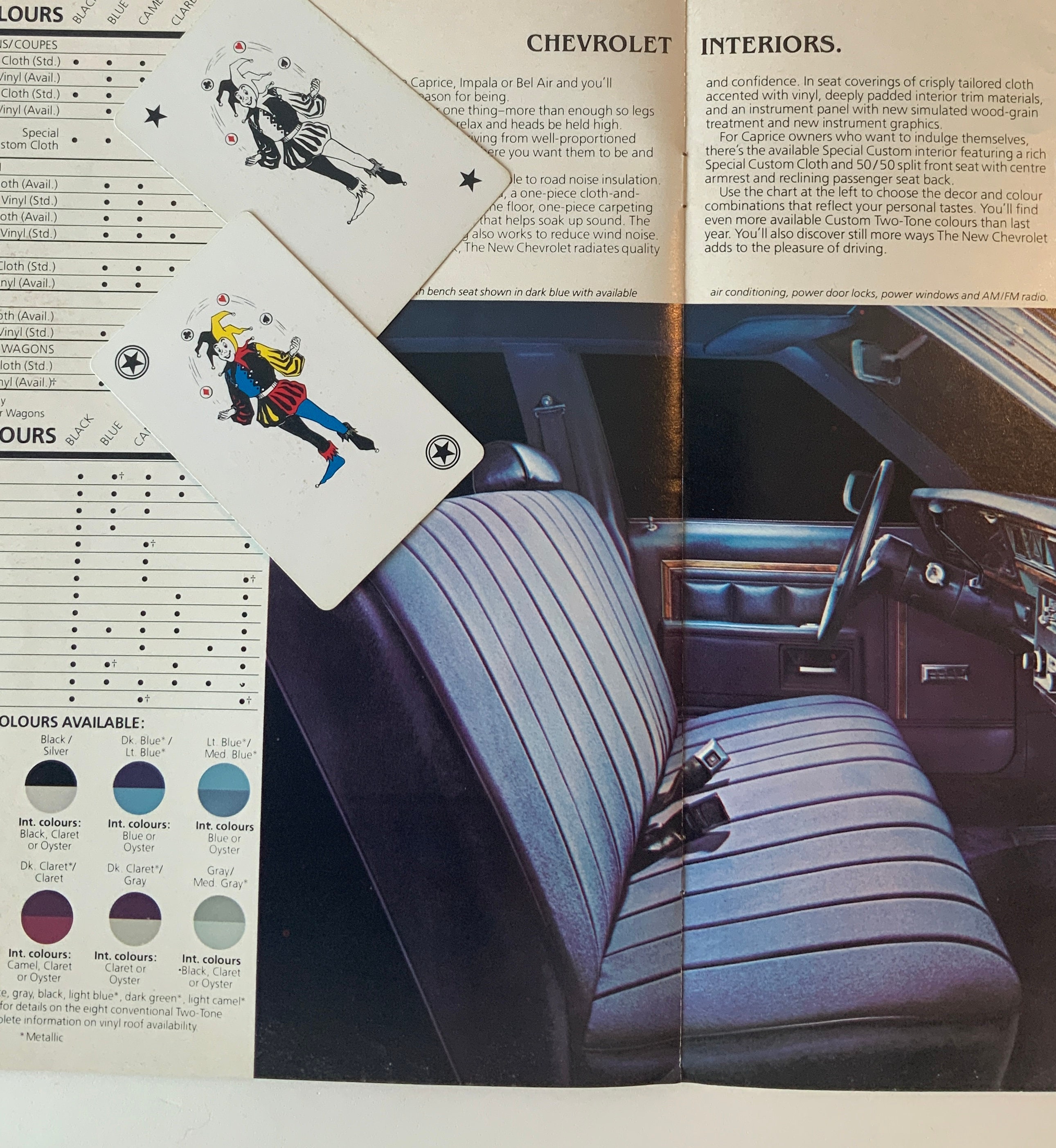 1980 Chevrolet Car Brochure. Impala. Caprice Classic. Wagons. Vintage ...